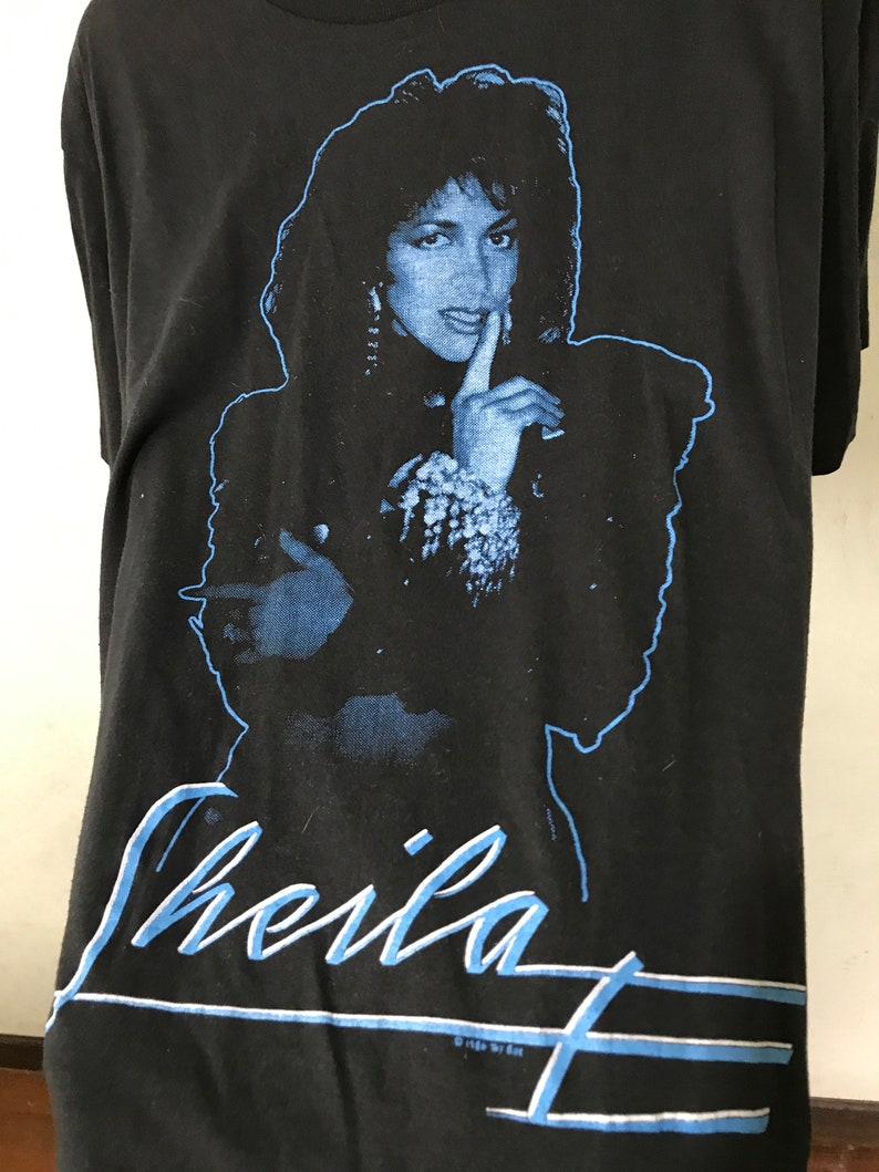 Vintage 80s Sheila E. Shirt Size M - Etsy