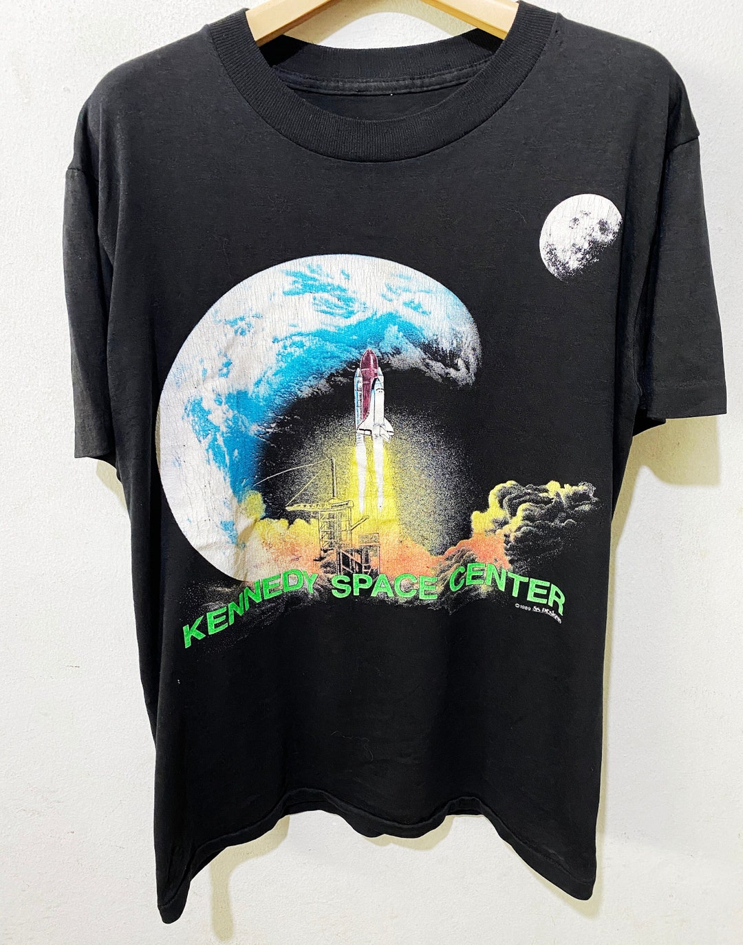 Vintage 1989 Kennedy Space Center Shirt Size L - Etsy