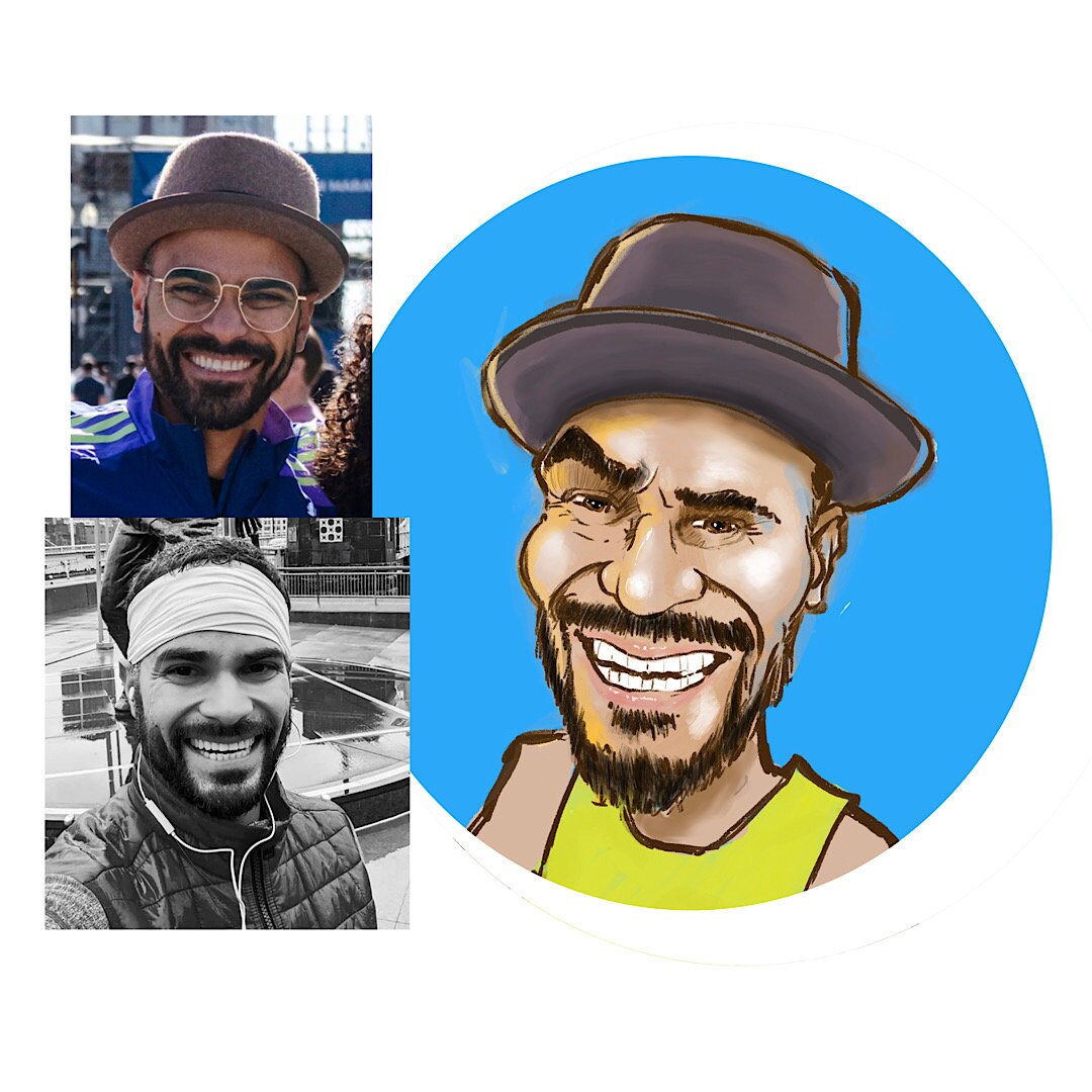 Personal Cartoon Custom Caricature/ Portrait/ Draw Me as A - Etsy