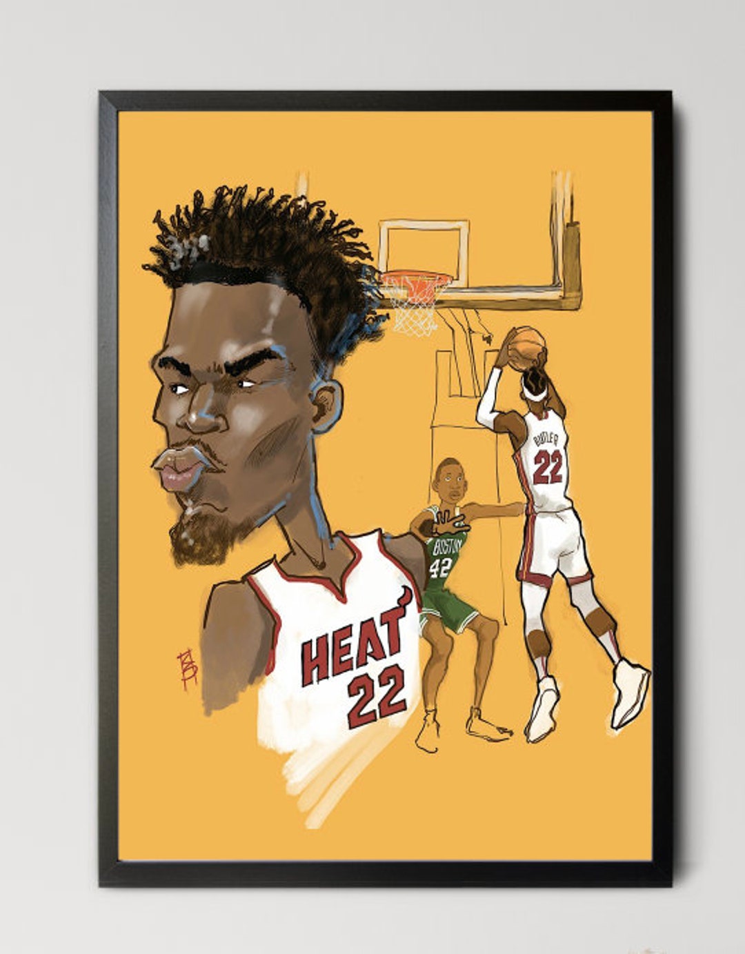 Jimmy Butler Portrait/ Caricature Print Wall Art/ Sports Memorabilia - Etsy