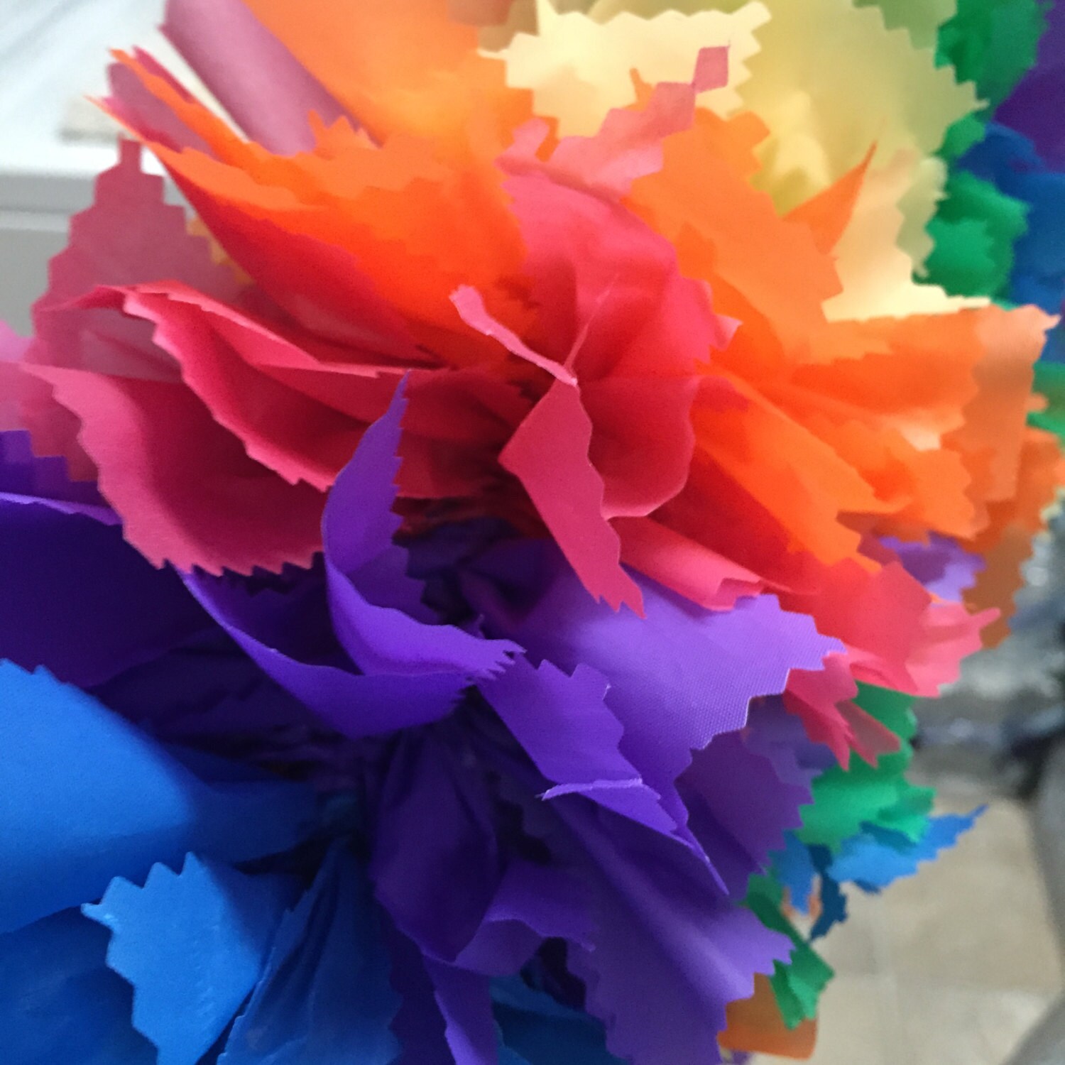 Rainbow Wreath - Etsy