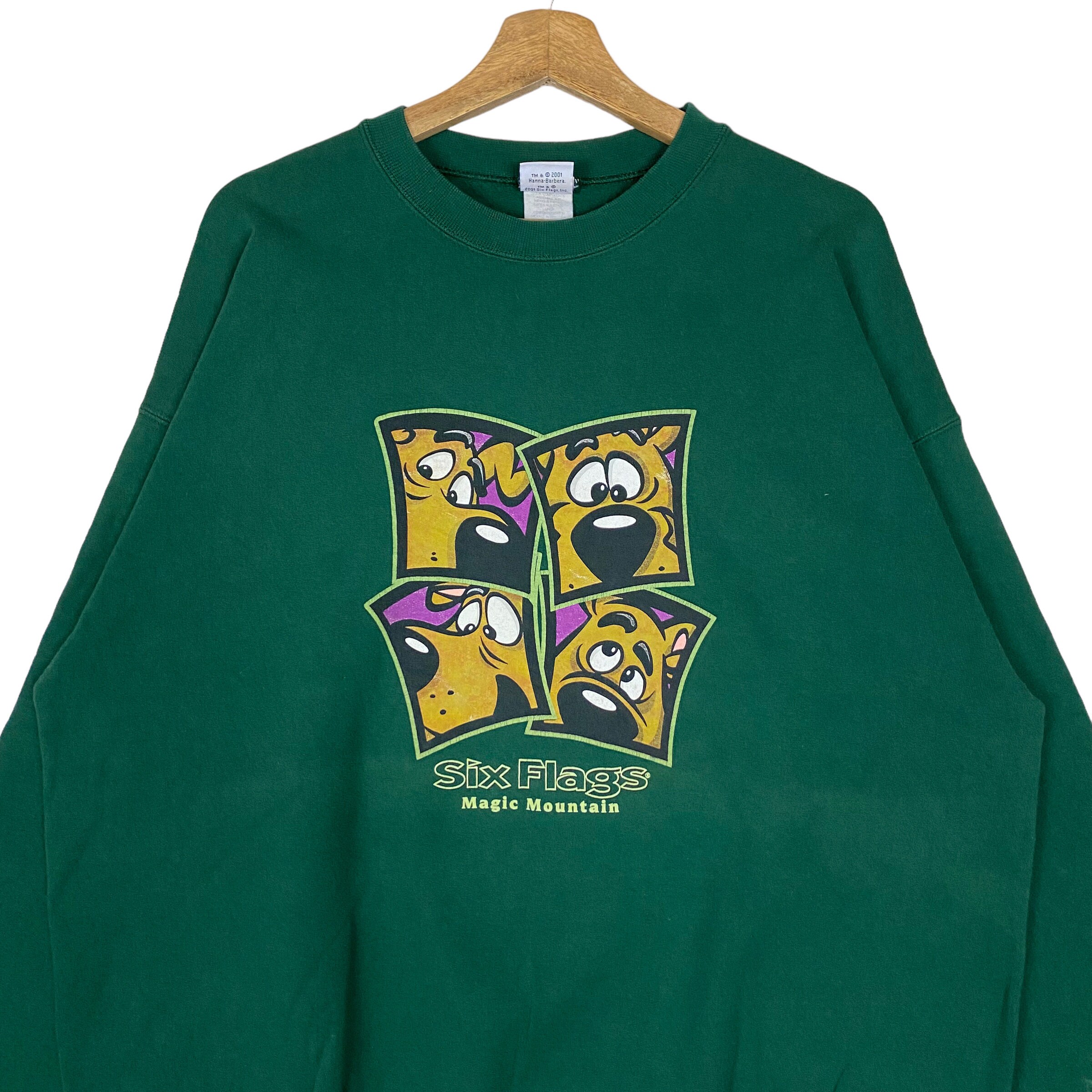 Vintage Six Flags Theme Park Scooby Doo Pullover Jumper Sweatshirt - Etsy