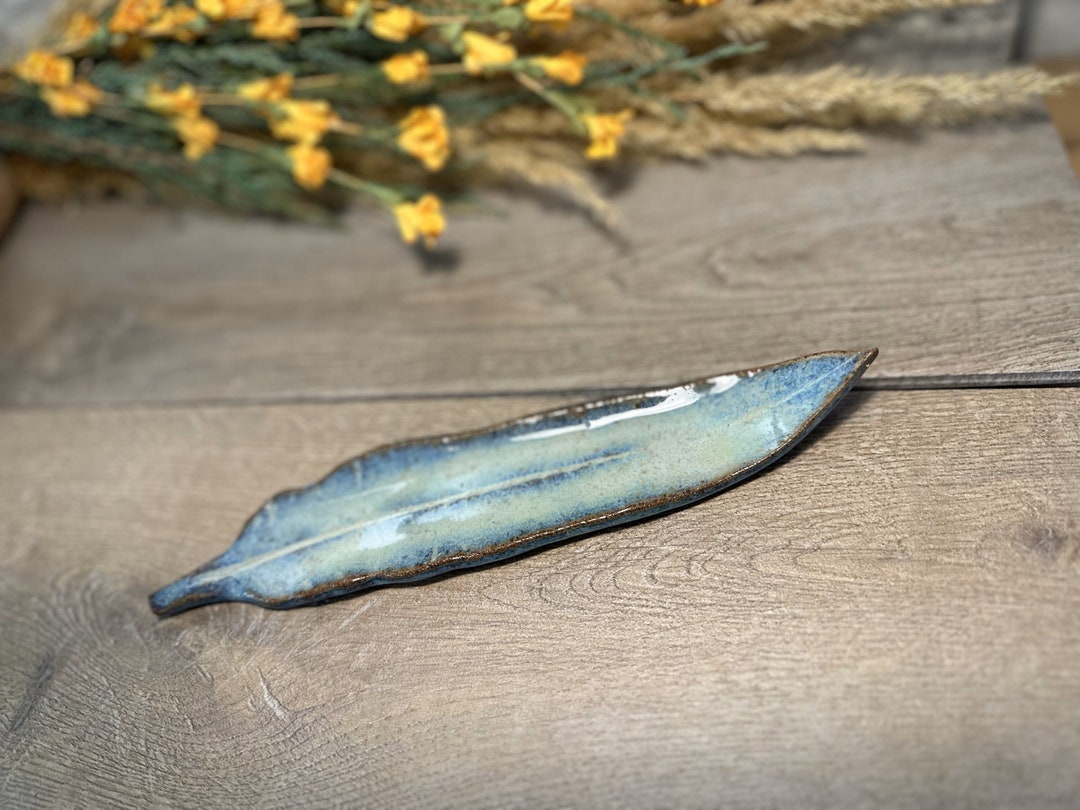 Handmade Ceramic Leaf Dish Made From a Real Leaf, Trinket Dish ...