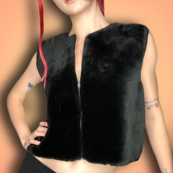 Fur Crop Top - Etsy