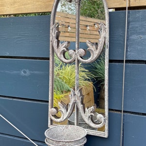 Gothic Style Metal Mirrored Wall Planter With Pot - Etsy UK