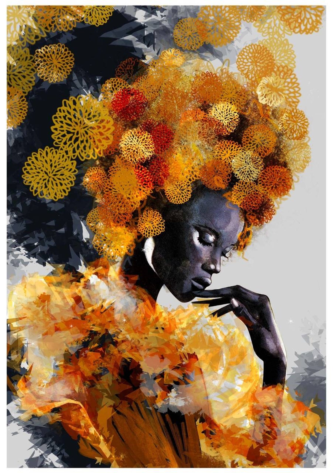 Haute Couture Fashion Illustration A4 A3 or A2 Fine Art - Etsy UK