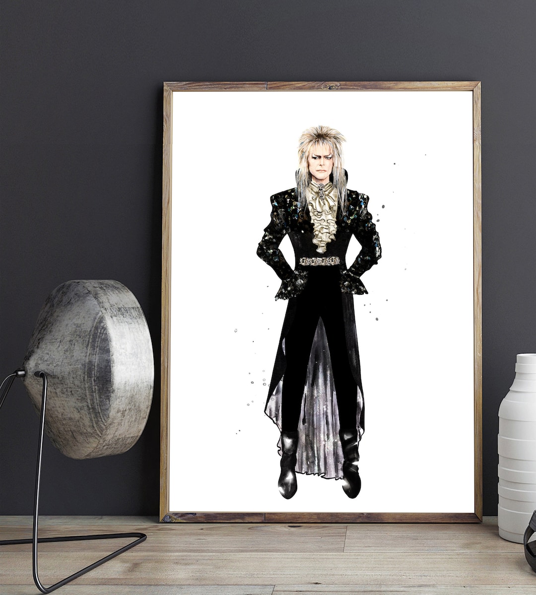 Jareth From Labyrinth Print, 3 Size Options - the Goblin King ...
