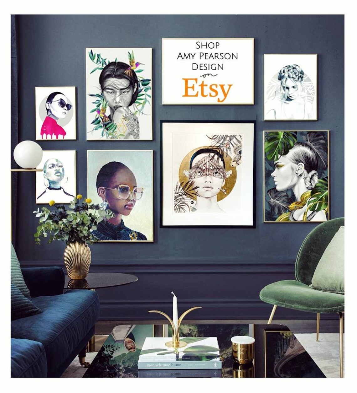 Snake Print A4 A3 or A2 Digital Art Powerful Woman Snake - Etsy UK