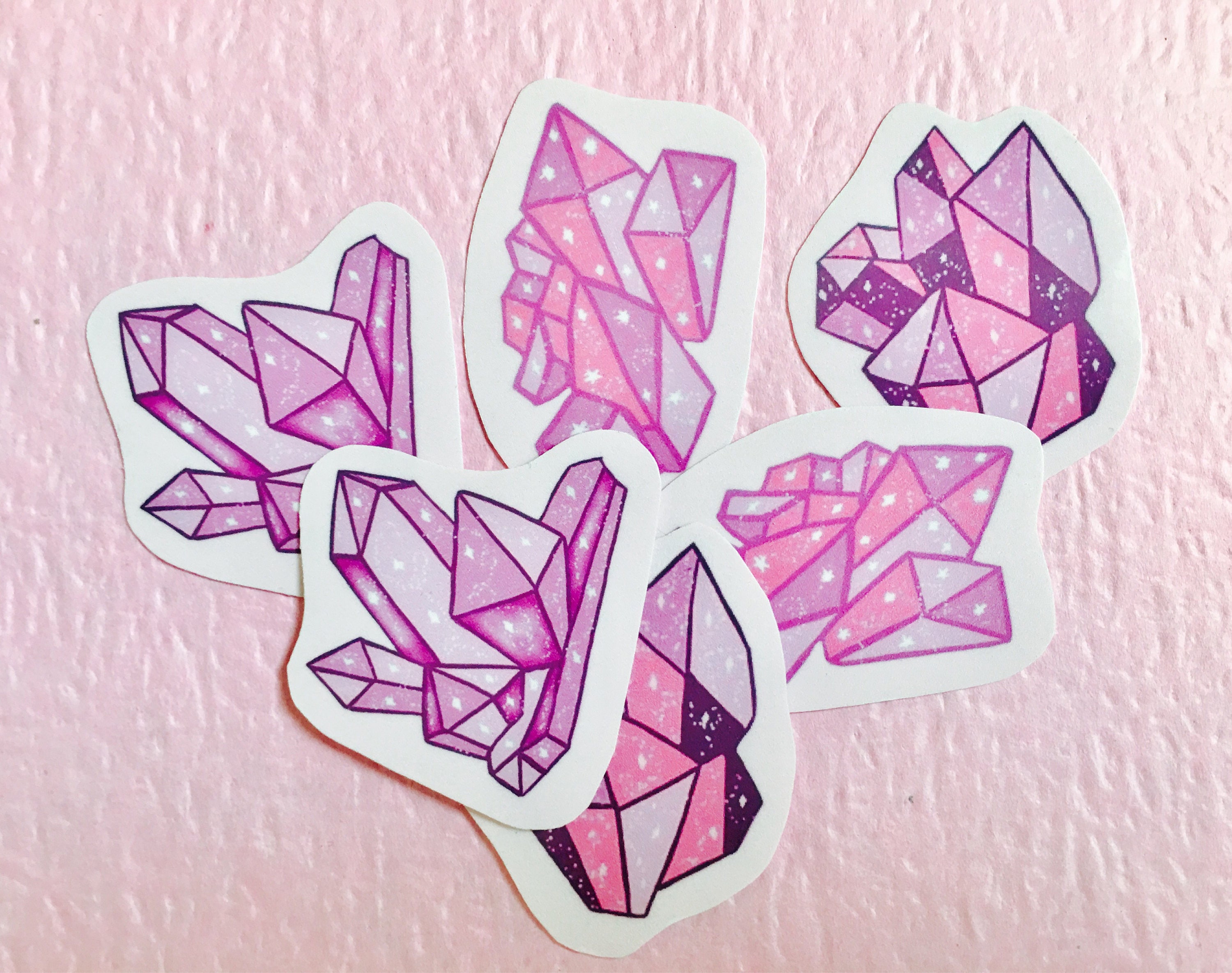 sticker bundle sticker sheet Crystal Gem Roses Sticker Bundle Pack Sets ...