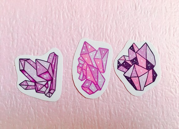 sticker bundle sticker sheet Crystal Gem Roses Sticker Bundle Pack Sets ...