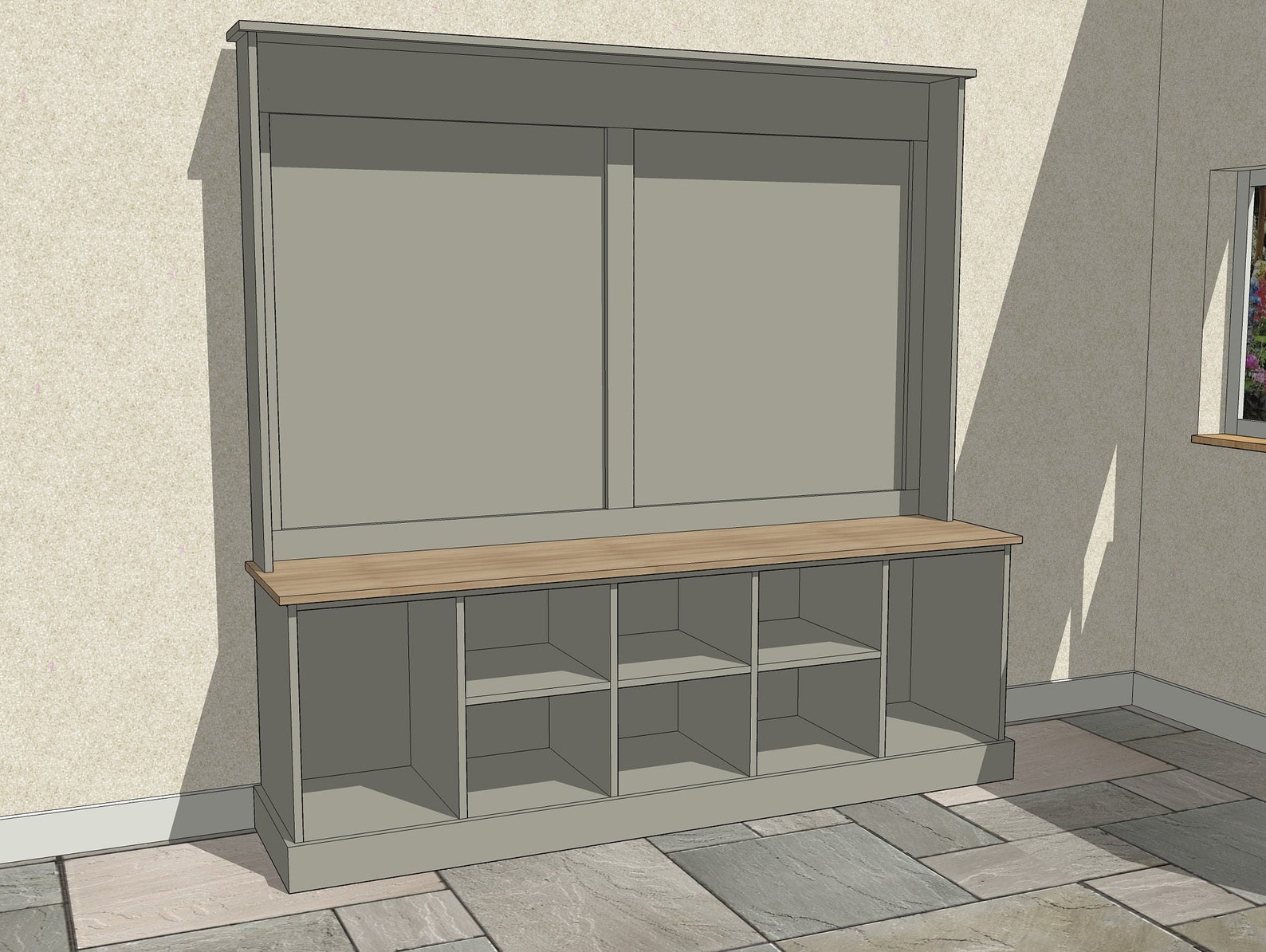 Easy Boot and Shoe Monk Bench Building Plans. Furniture Plans Shoe ...