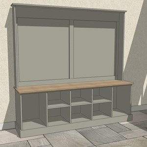 IMPERIAL AND METRIC Easy Boot and Shoe Monk Bench Building Plans ...