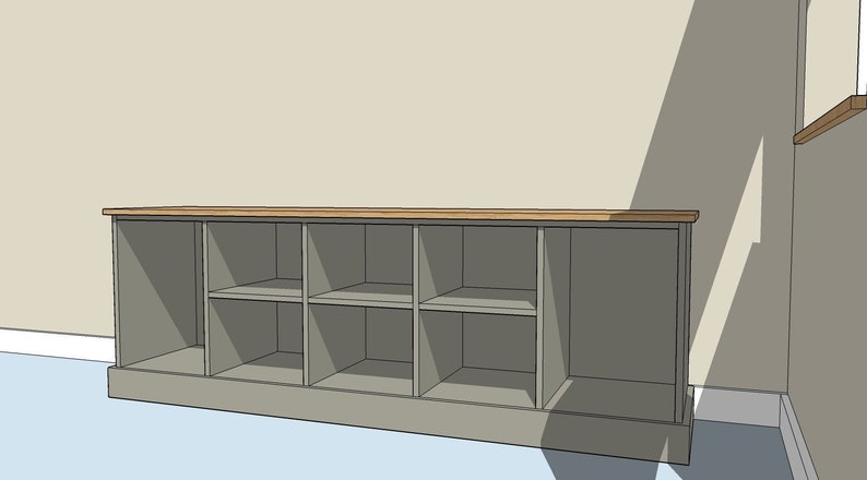 Easy Boot and Shoe Bench Building Plans. Furniture Plans Shoe - Etsy