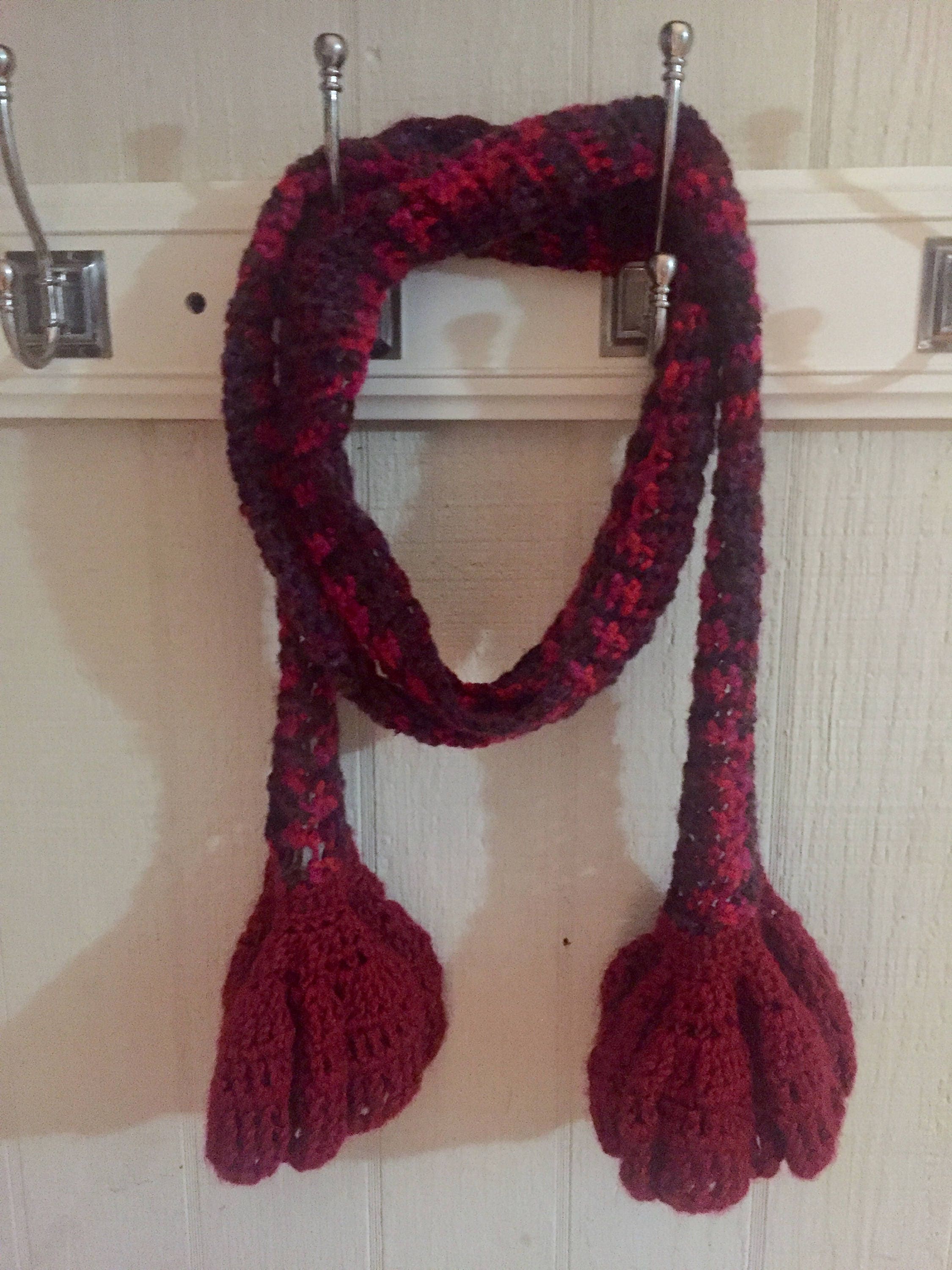 Scarf Handmade/crochet, Georgia University GA Bulldogs CHRISTMAS Gift ...