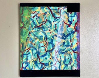 Neon Hand Painted Rock - Etsy