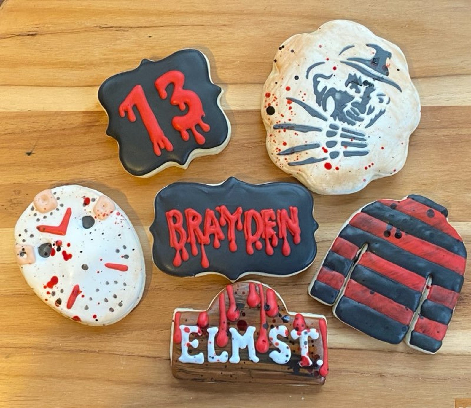 Friday the 13th Cookies-one dozen | Etsy