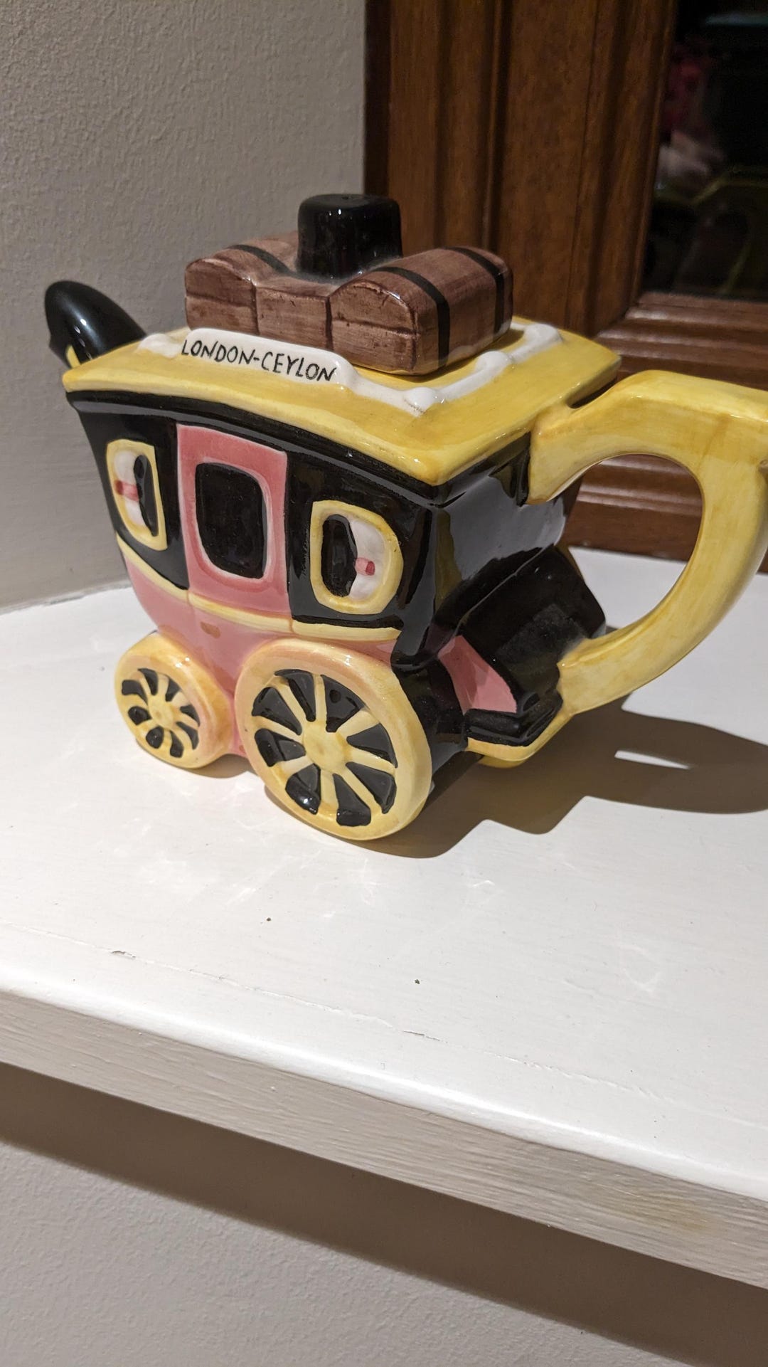 Bob Heresy Danbury Pots of Fun Coach Carriage Teapot - Etsy