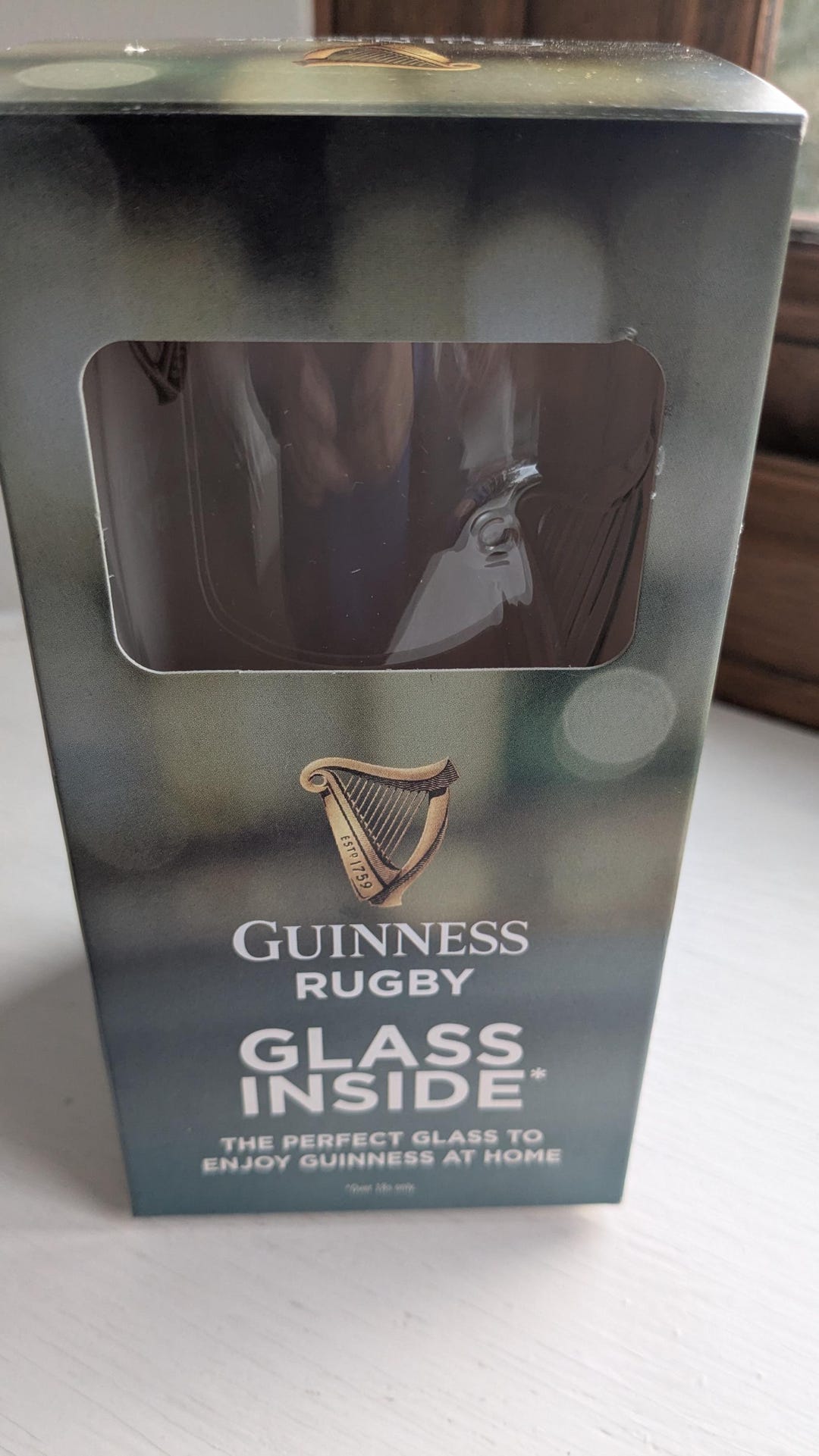 Guiness Official Rugby Union Half Pint Tulip Shaped Glass Boxed - Etsy