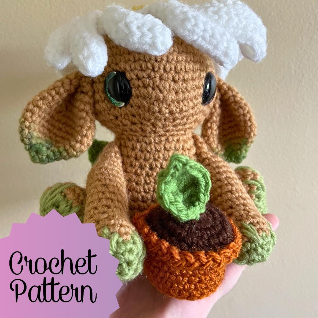 Garden Sprite Crochet Pattern - Magical Pixie, Faerie Amigurumi - Etsy