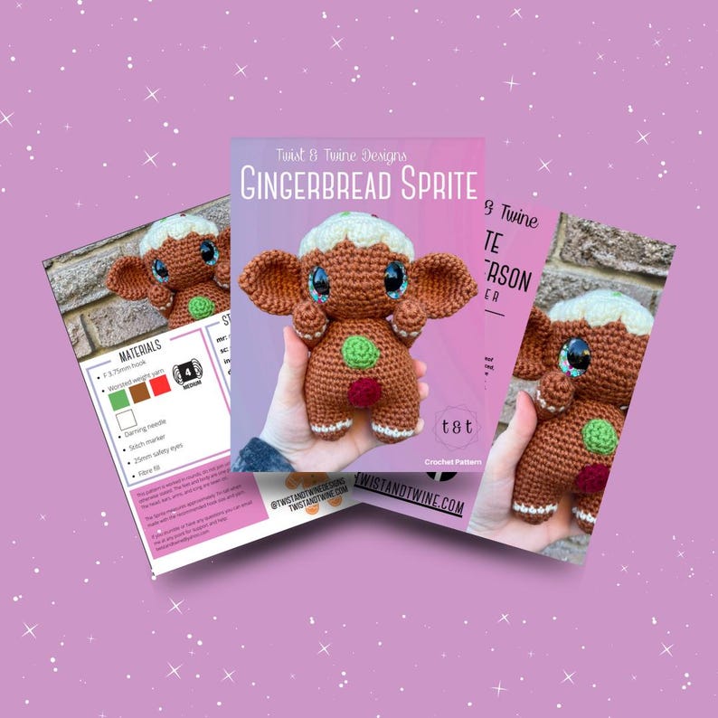 Gingerbread Goblin Amigurumi Crochet Pattern - Christmas Fantasy (PDF ...