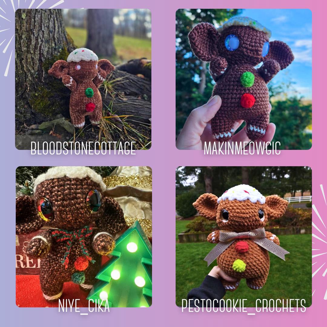 Gingerbread Goblin Amigurumi Crochet Pattern - Christmas Fantasy (PDF ...