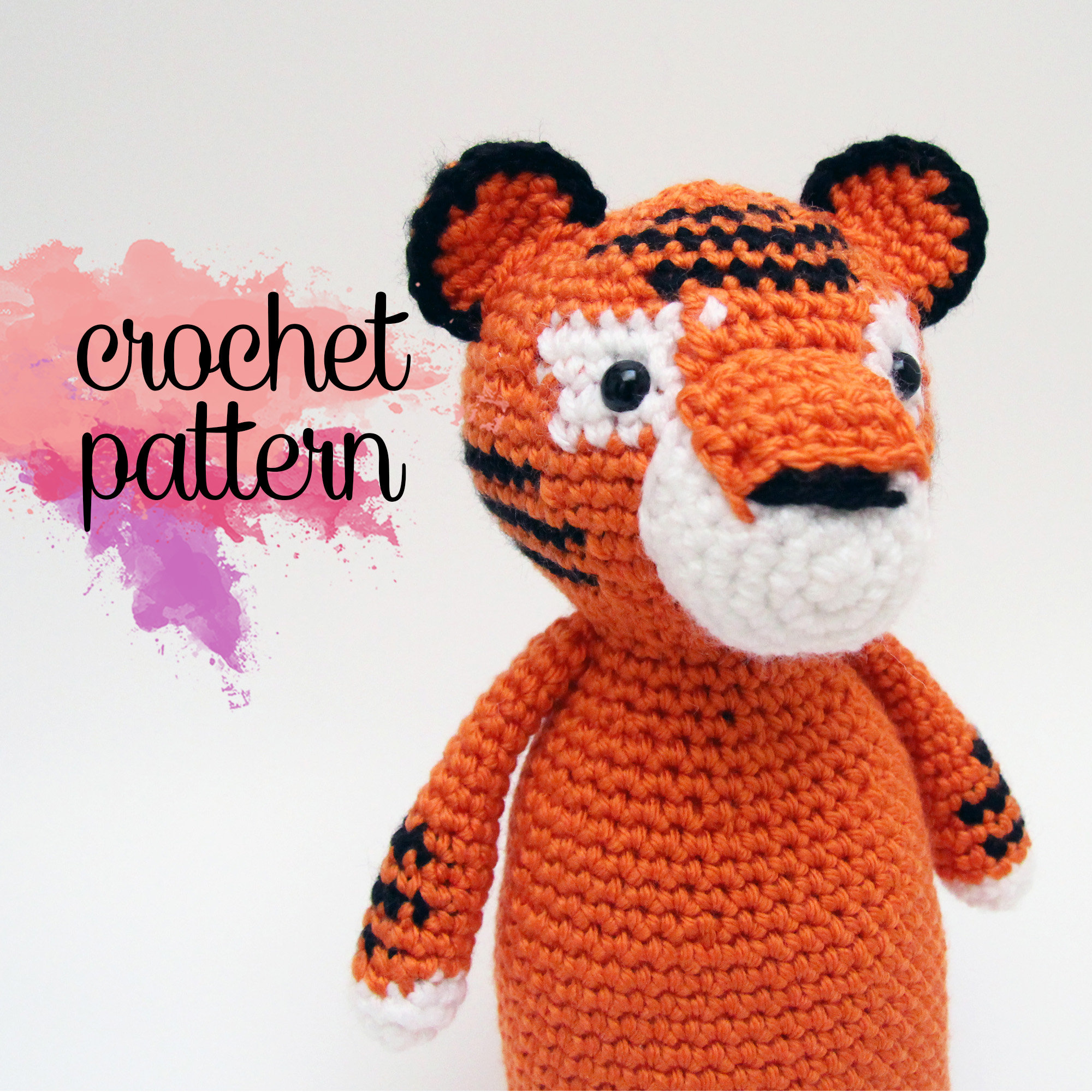 Amigurumi Tiger Crochet Pattern - Tybalt the Tiger - Etsy