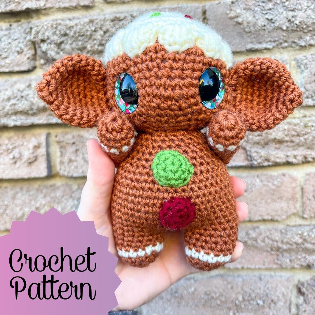 Gingerbread Goblin Amigurumi Crochet Pattern - Christmas Fantasy (PDF ...