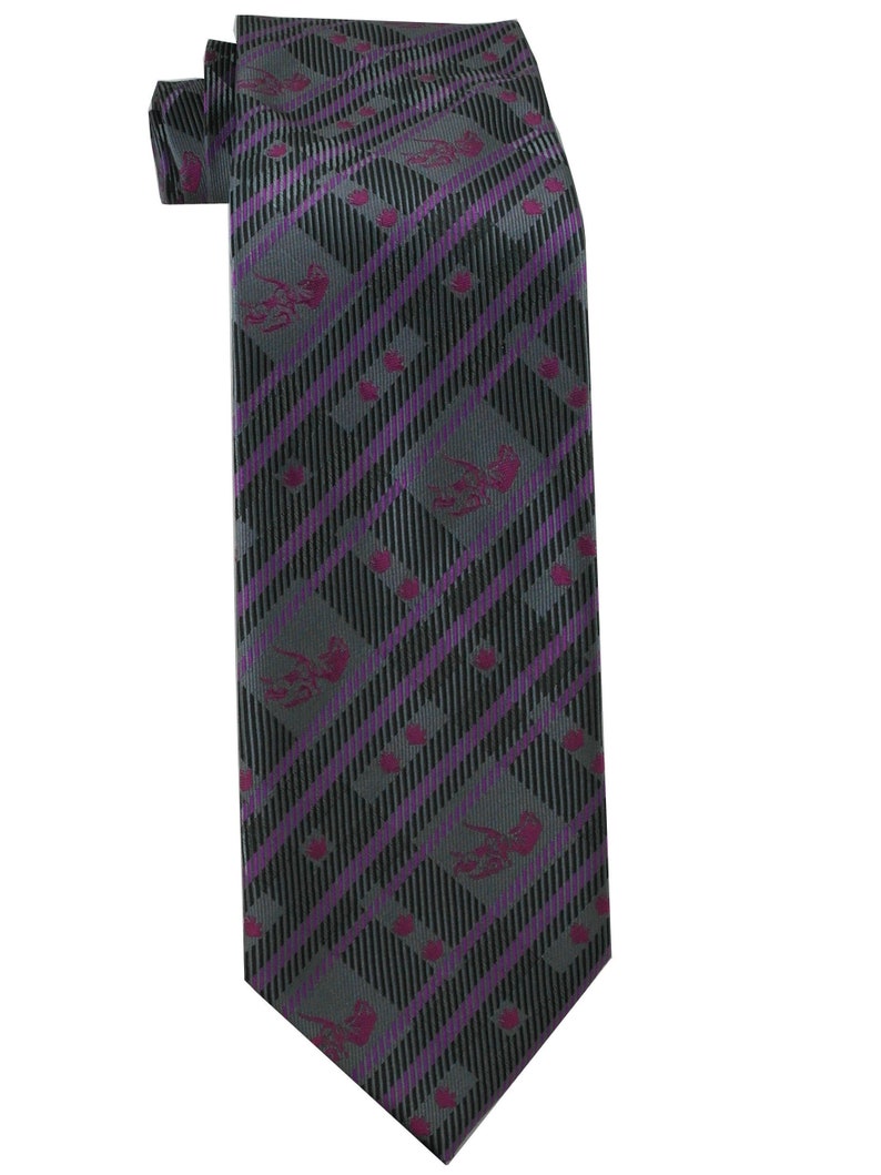 Triceratops Dinosaur Necktie: Plaid Tie for Paleontologists - Etsy