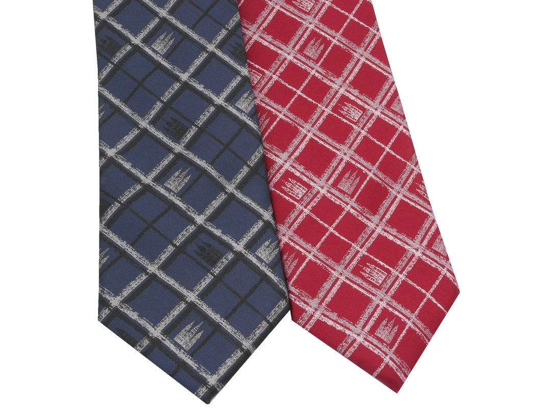 Latter-day Saint Salt Lake Temple Tie for Men - Etsy