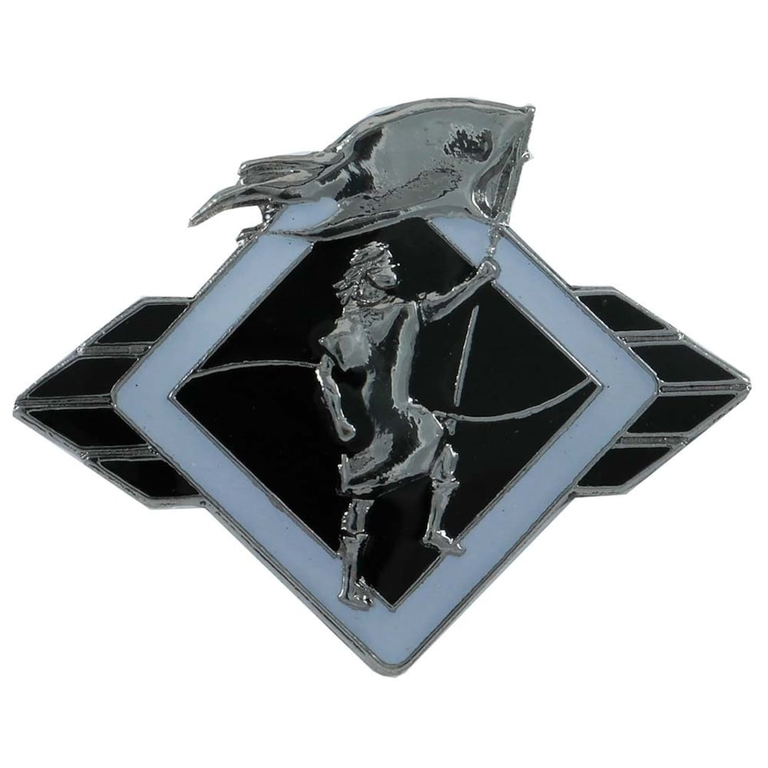 Latter-day Saint Captain Moroni Enamel and Silver Pin (black or Blue ...