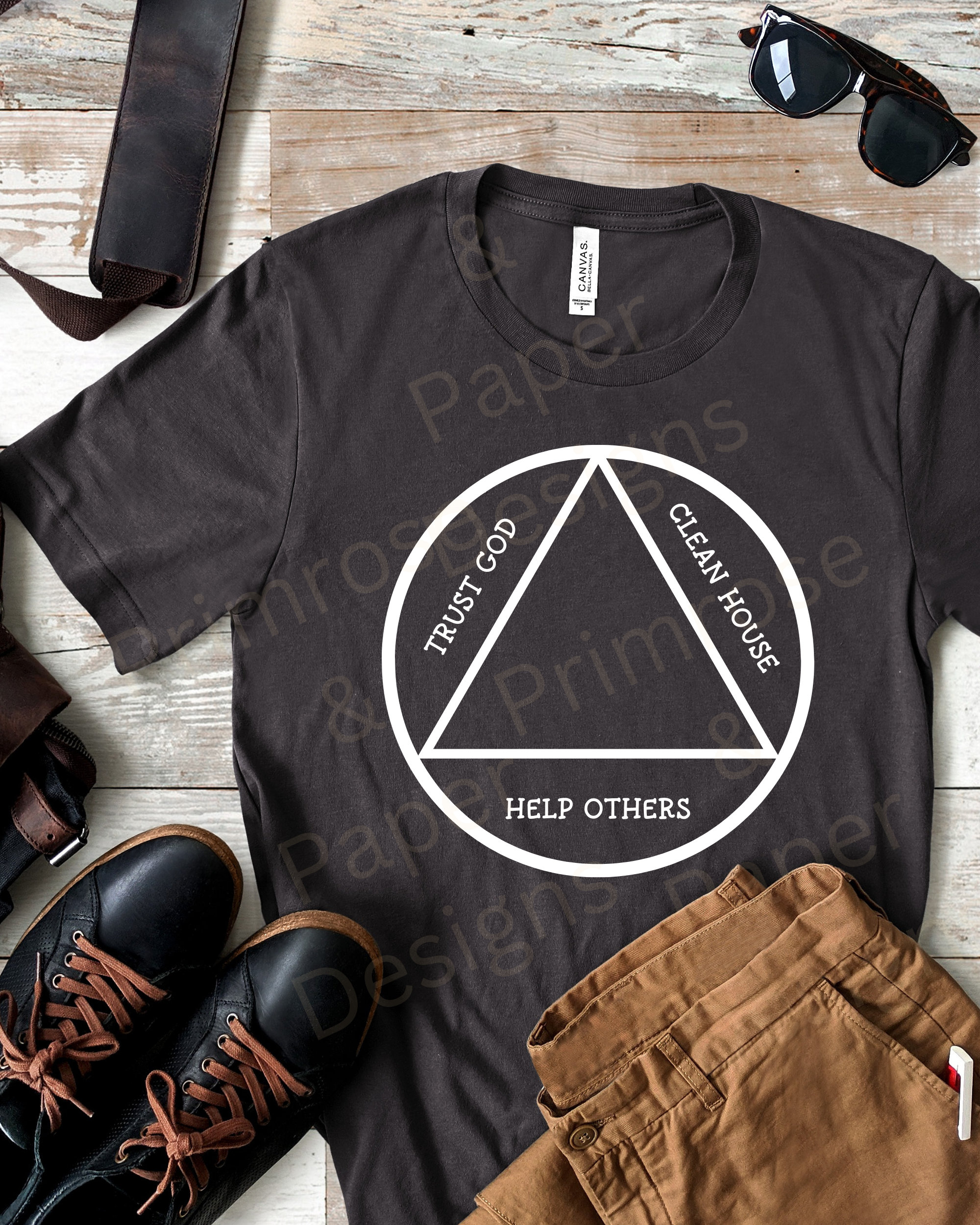 The Basics AA SVG, Trust God Clean House Help Others, Sobriety Solution ...