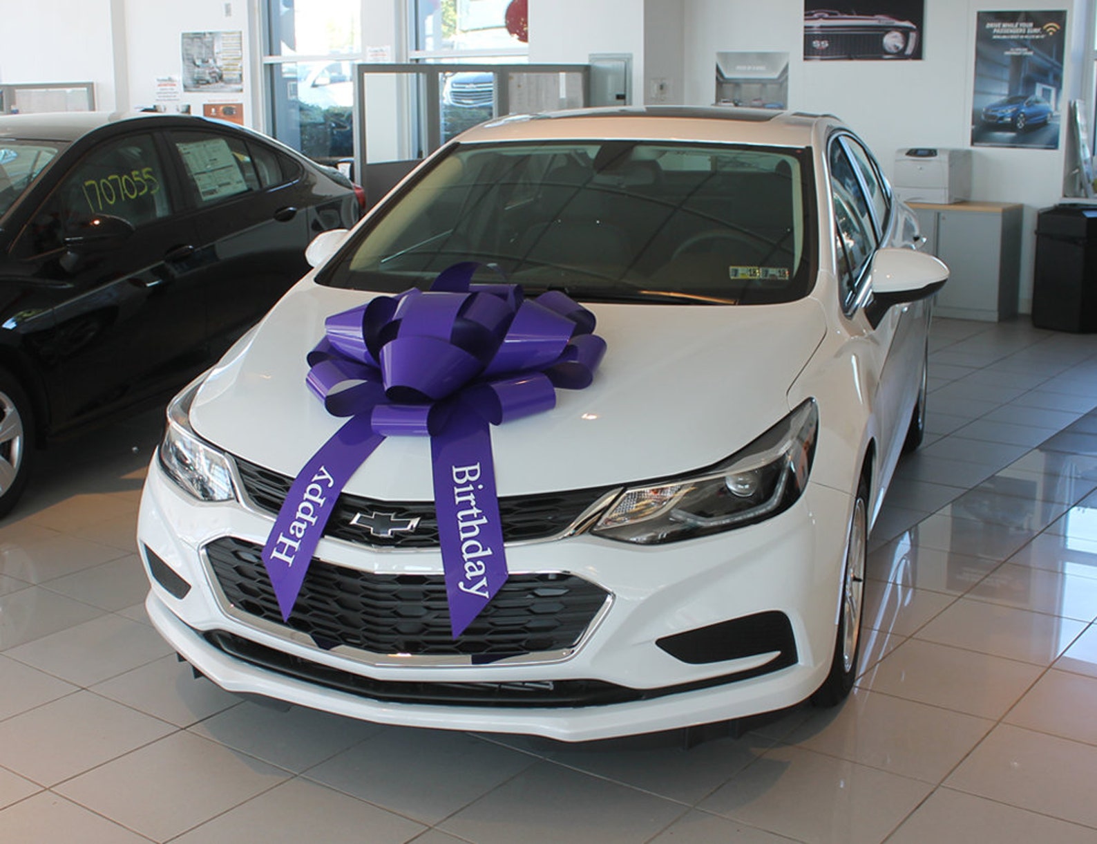 30" Big Purple Magnetic "happy Birthday" Car Bow - Made in USA - Etsy