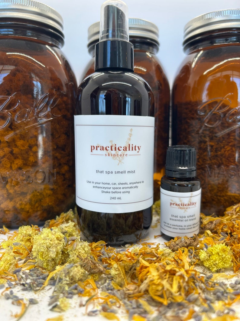 Spa Room Spray | Lavender Eucalyptus Peppermint Mist, Essential Oil ...
