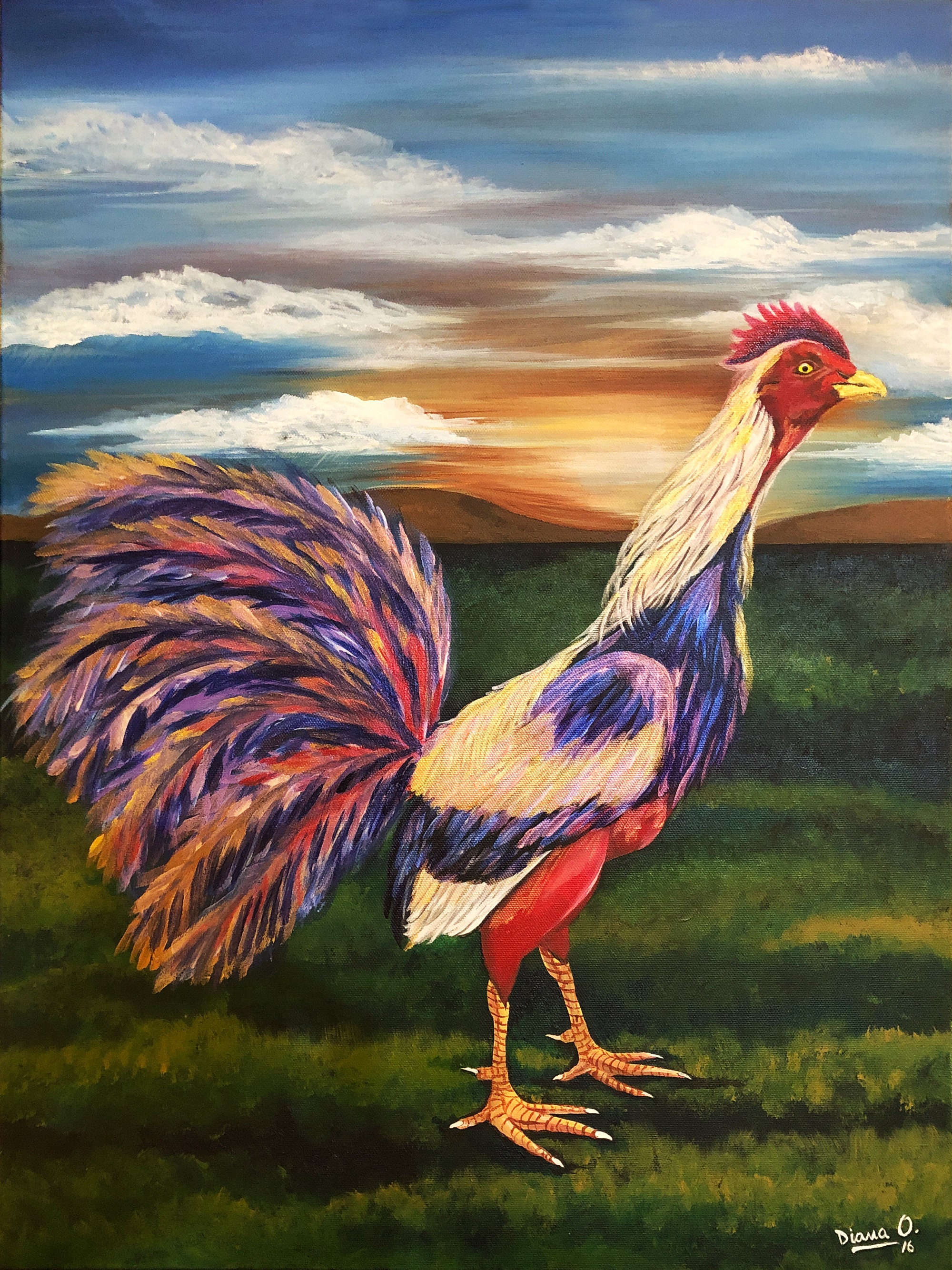 The Bald Rooster (el Gallo Pelón) - Etsy
