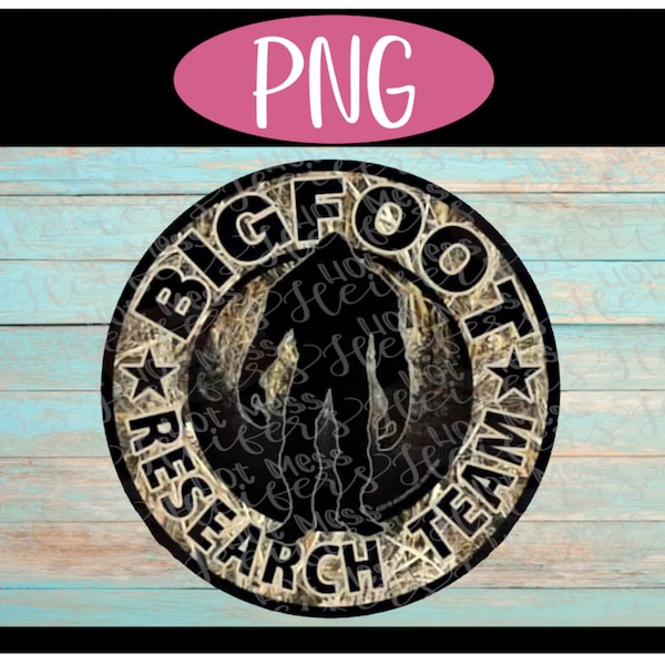 Bigfoot Research Team Decal - Etsy