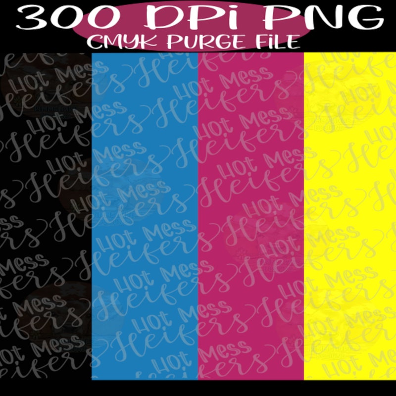 Cyan Purge Sheet - Etsy