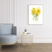 Abstract Yellow Flower Print Instant Download Wall Art DIY - Etsy