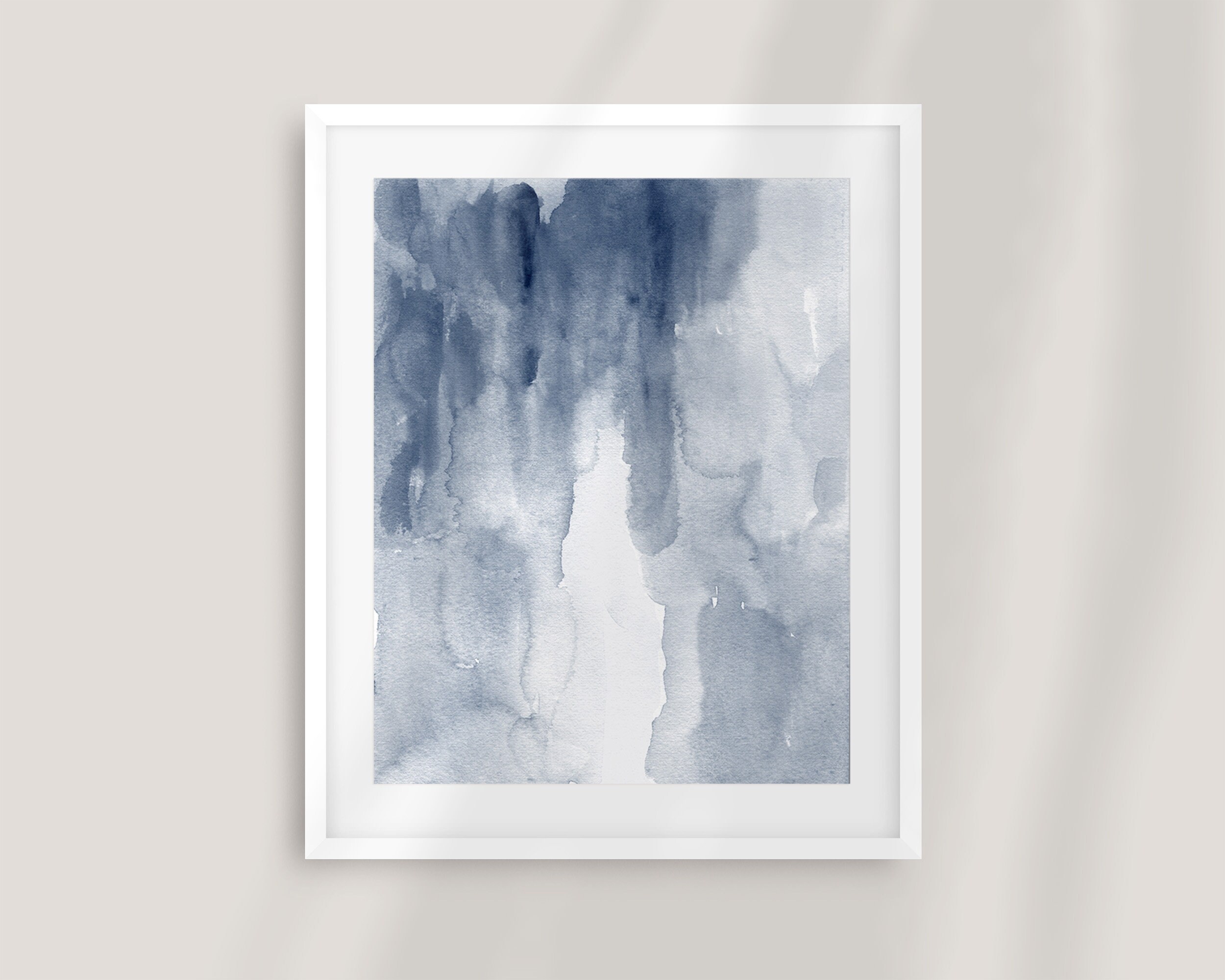 Abstract Wall Art Blue Print instant Download DIY Printable | Etsy