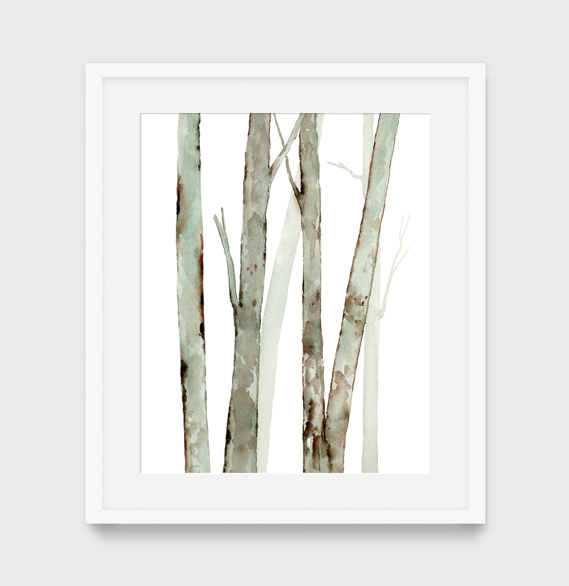 Brown Tree Printable Wall Art Instant Download DIY Print - Etsy