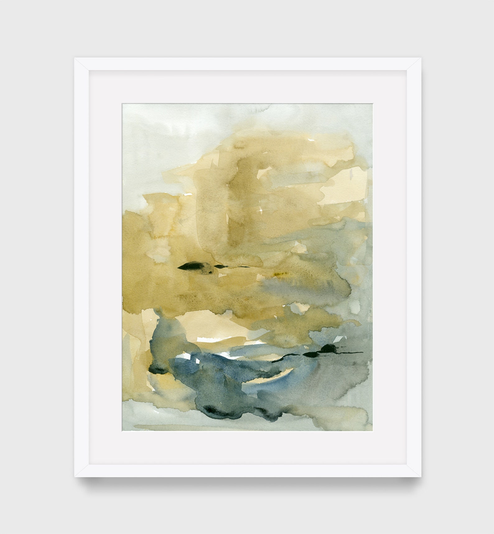 Neutral Abstract Wall Art Print Printable Instant Digital | Etsy