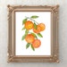 Watercolor Orange Print Fruit Kitchen Art Printable Citrus Wall Art ...