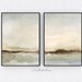 Neutral Brown Landscape Printable Wall Art Set of 2 Abstract Watercolor ...