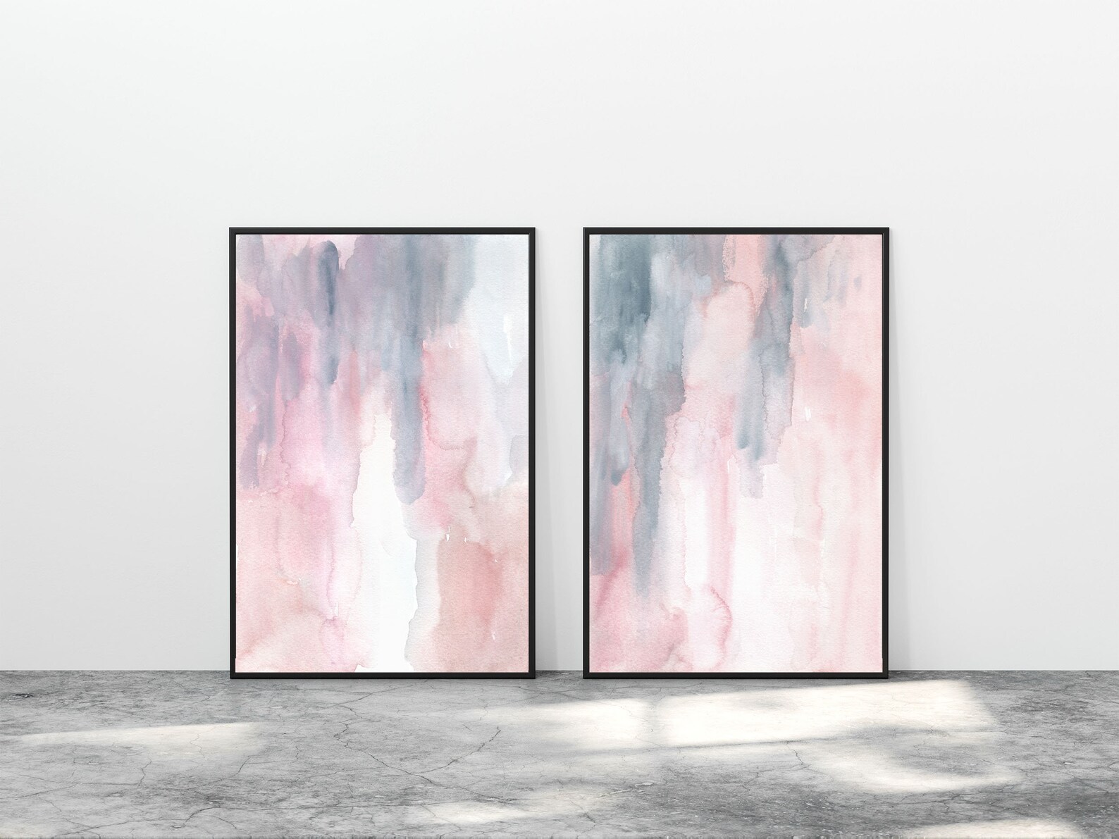 Printable Wall Art Abstract Pink Blue Print Abstract Instant - Etsy