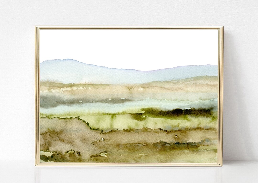 Neutral Landscape Print Instant Download DIY Printable Wall - Etsy