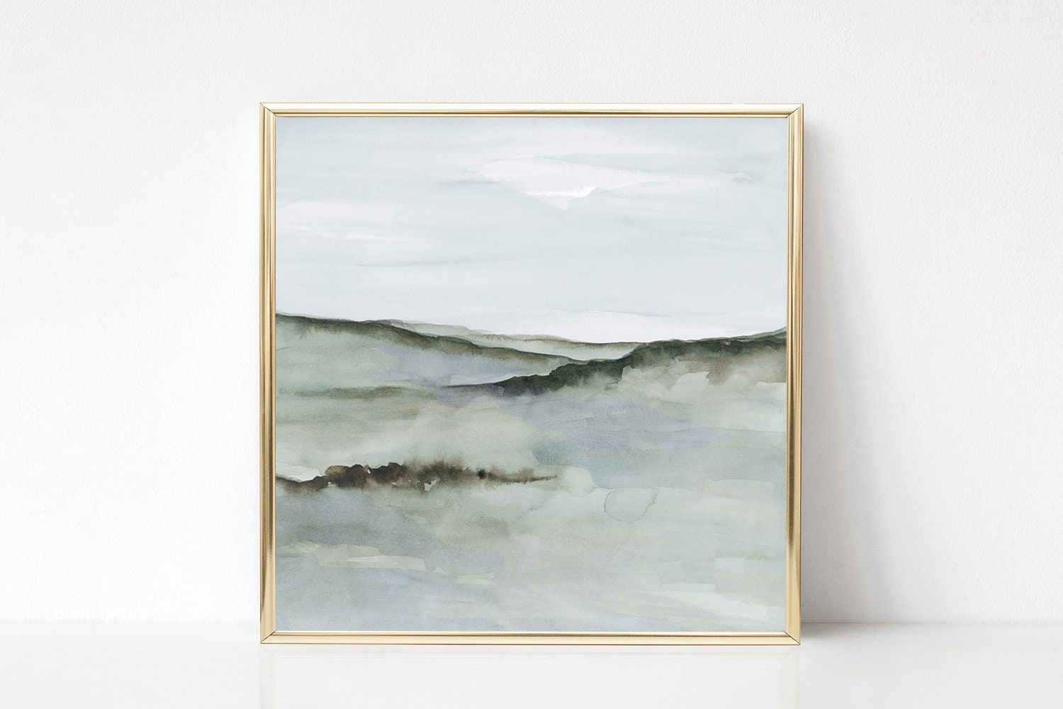 Abstract Landscape Print Set of 4 Printable Wall Art | Etsy