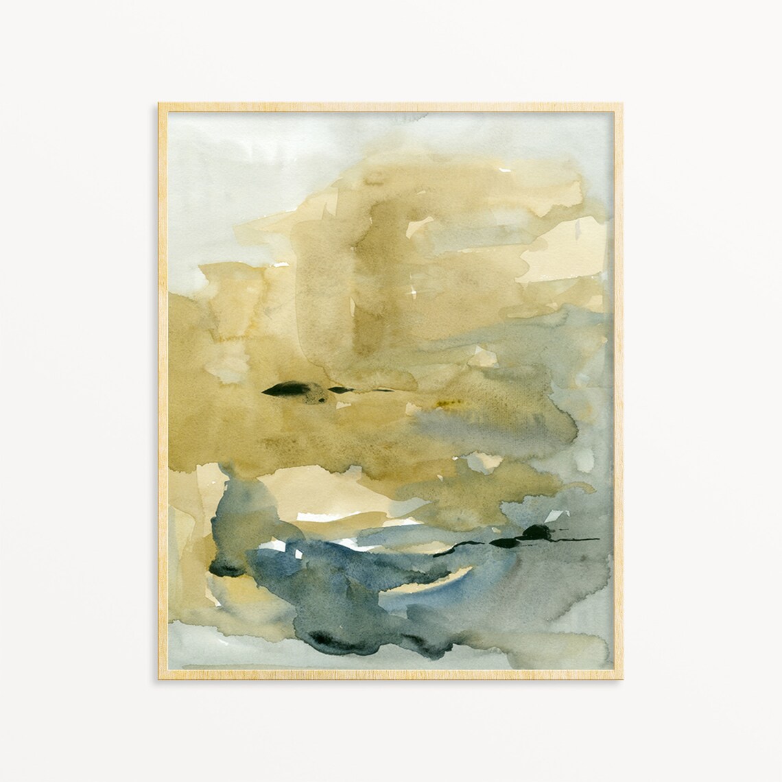 Neutral Abstract Wall Art Print Printable Instant Digital | Etsy