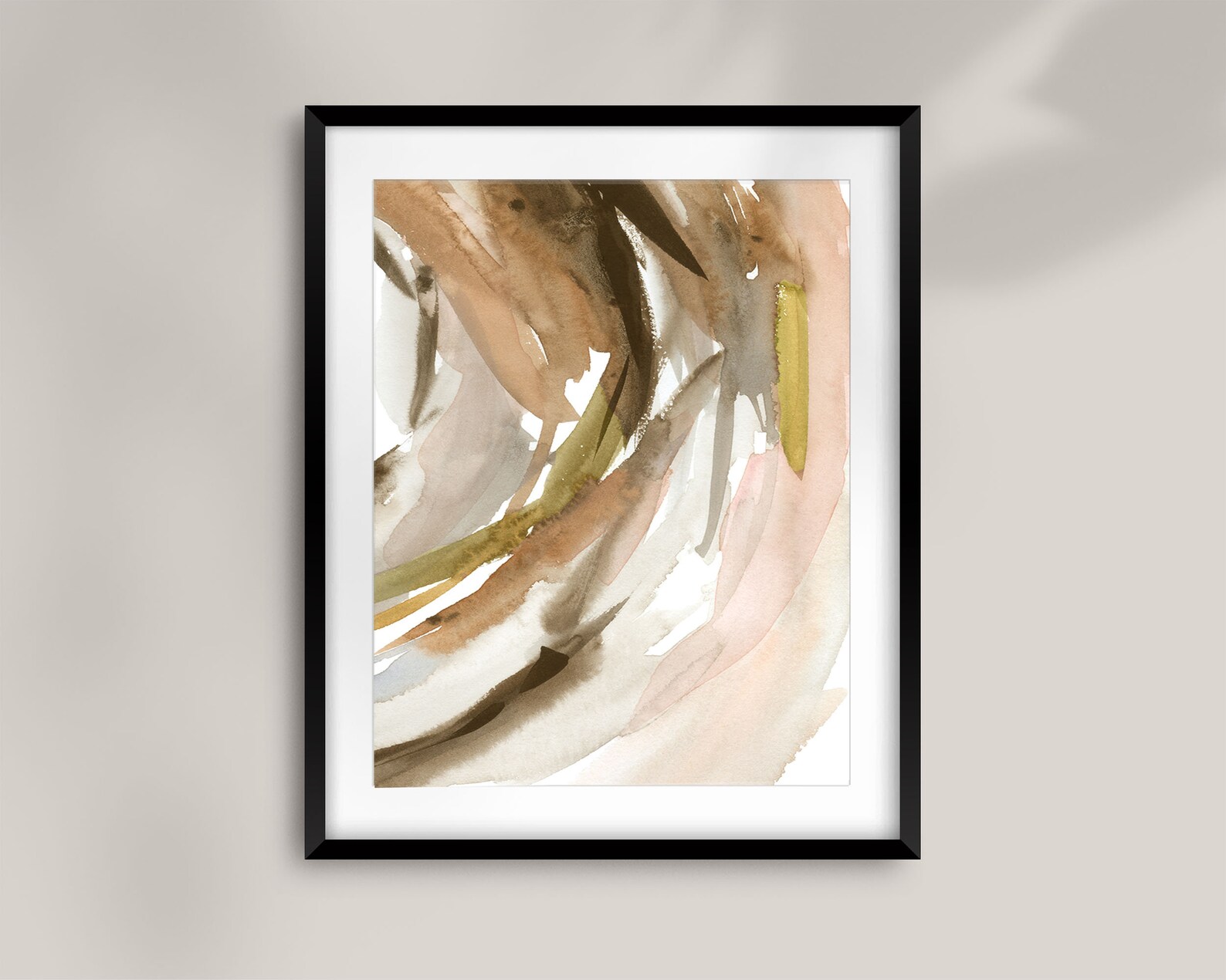 Abstract Print Neutral Wall Art Print Printable Instant - Etsy