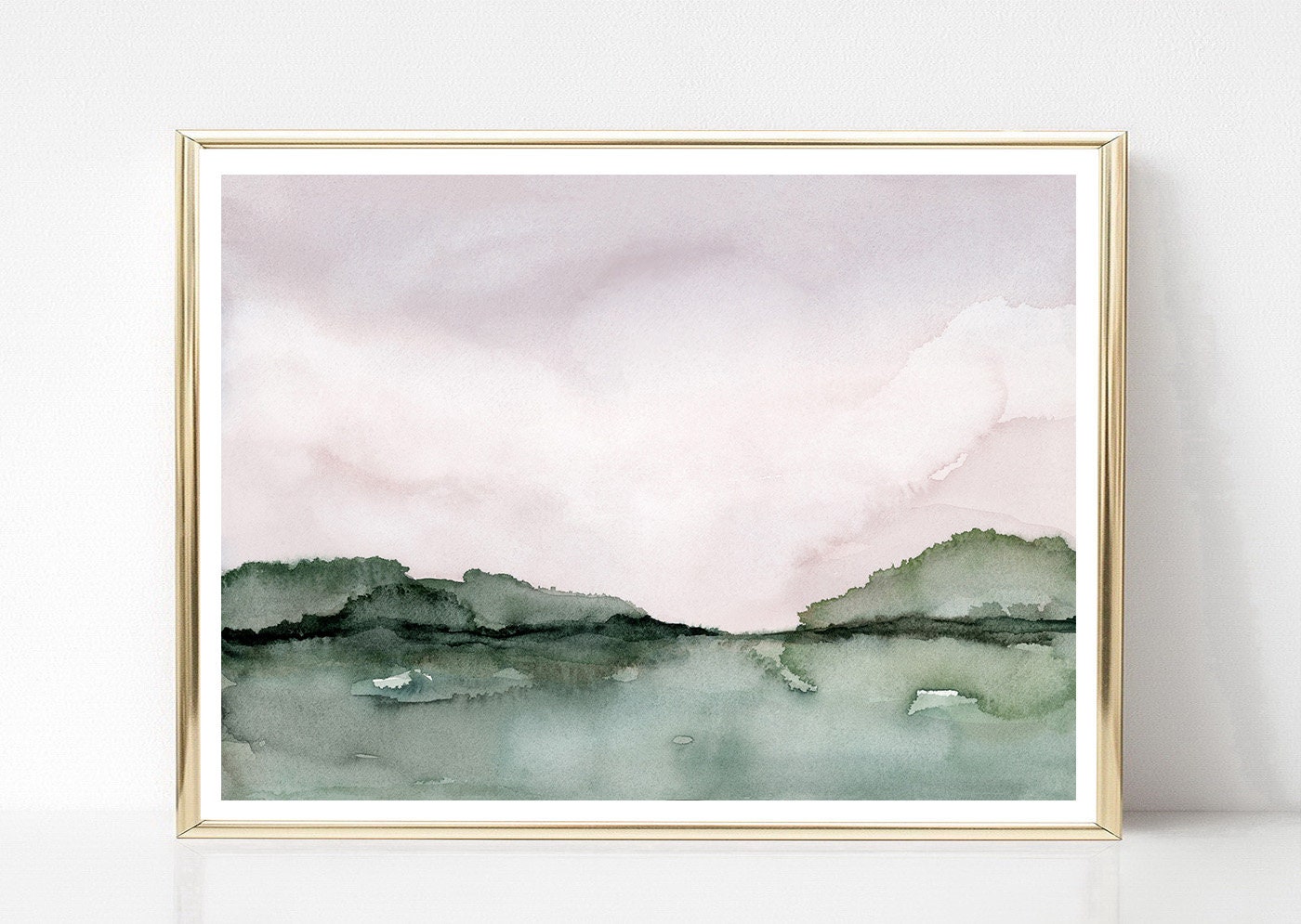 Abstract Landscape Print Set of 4 Printable Wall Art - Etsy