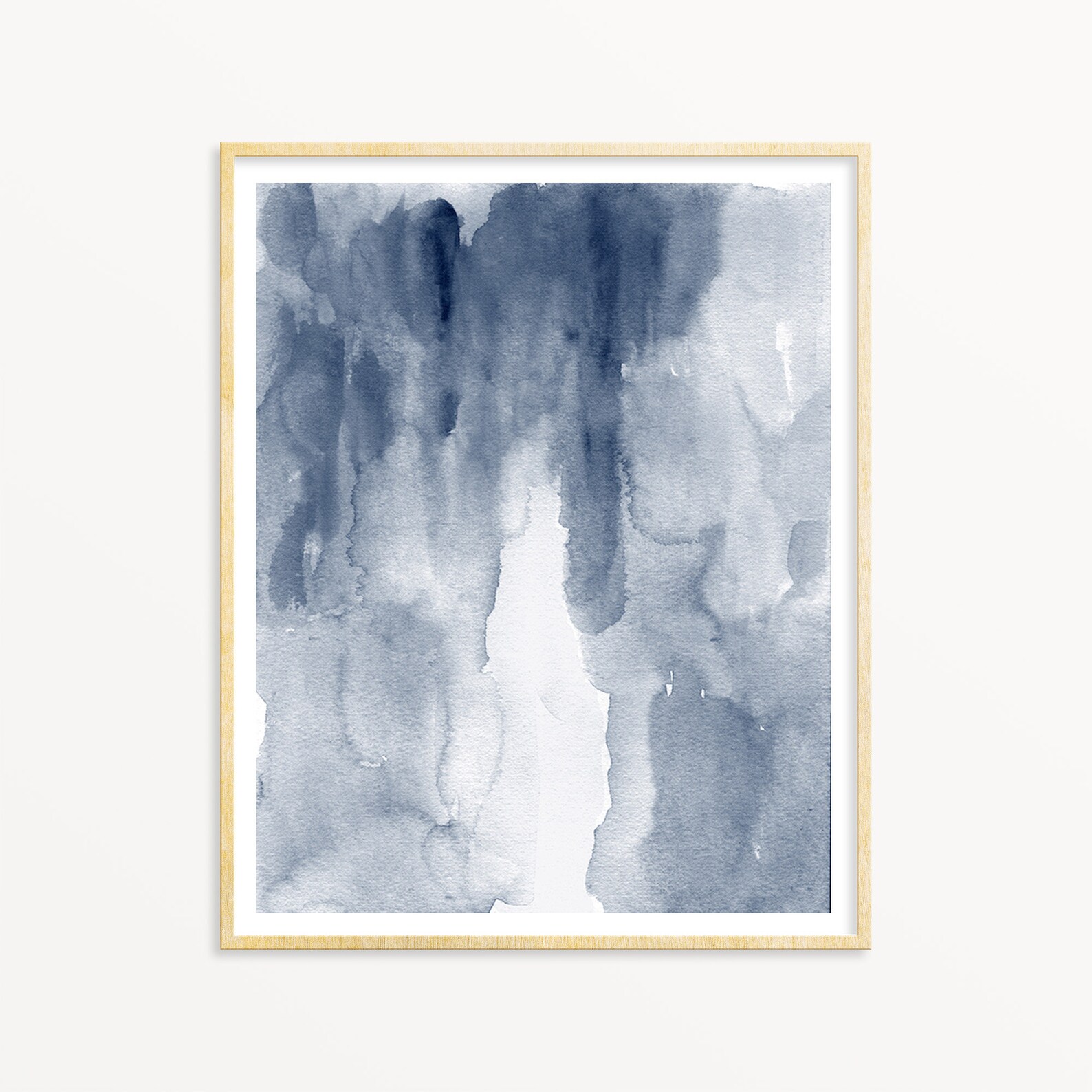 Abstract Wall Art Blue Print Instant Download DIY Printable - Etsy