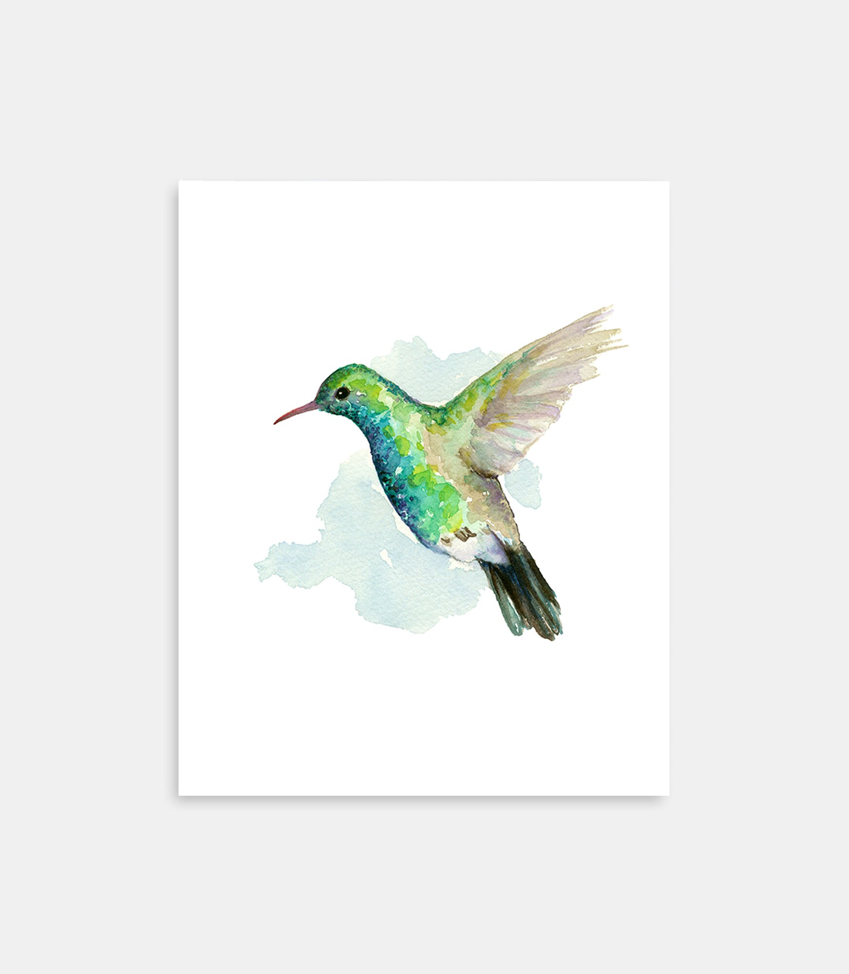 Hummingbird Bird Art Print Instant Download Small Bird DIY | Etsy